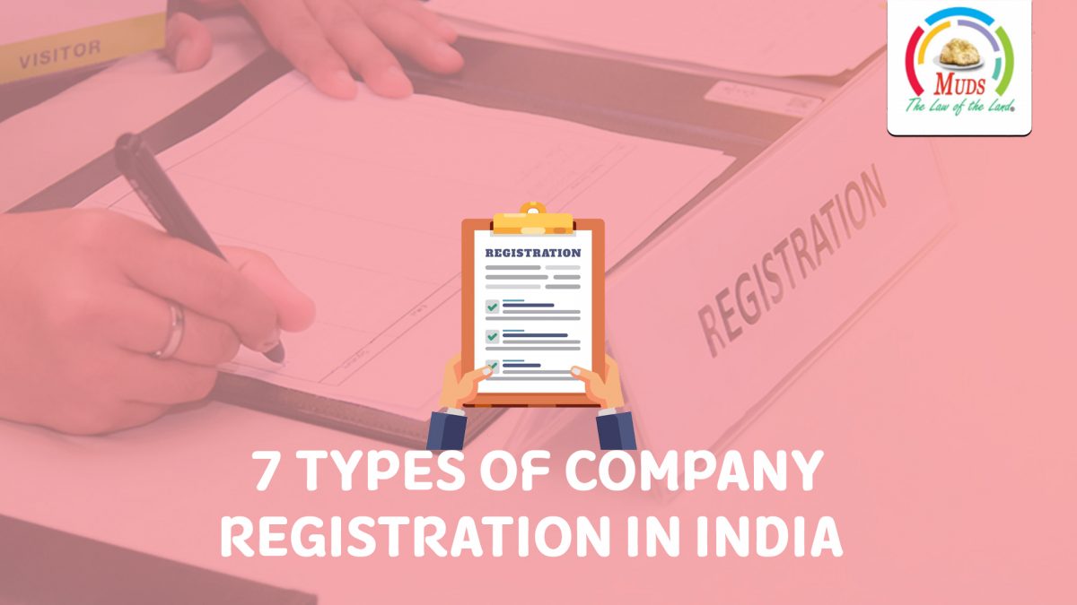 7 Types Of Company Registration In India - Muds Management