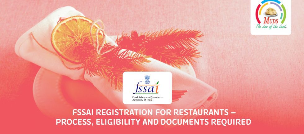 FSSAI Registration for Restaurants - Muds